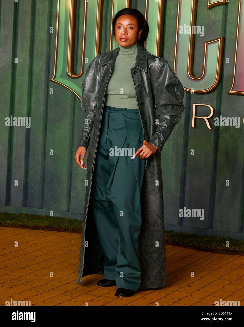 Tolu Coker attends the Wicked For Good European Premiere at the Odeon ...