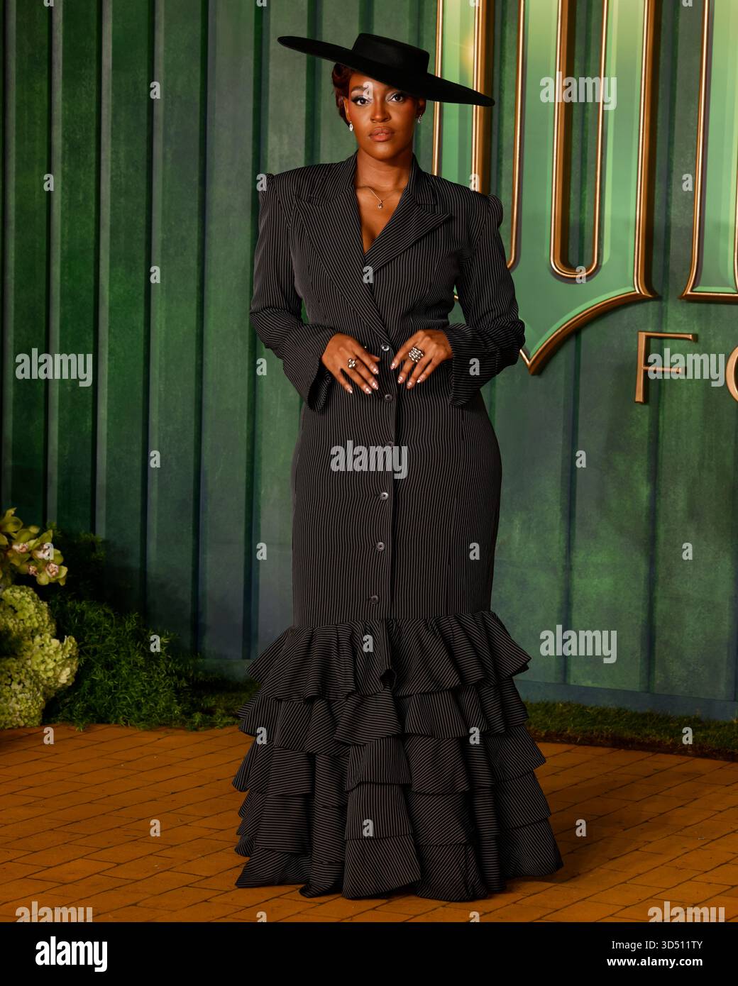 Sarel Madziya attends the Wicked For Good European Premiere at the ...