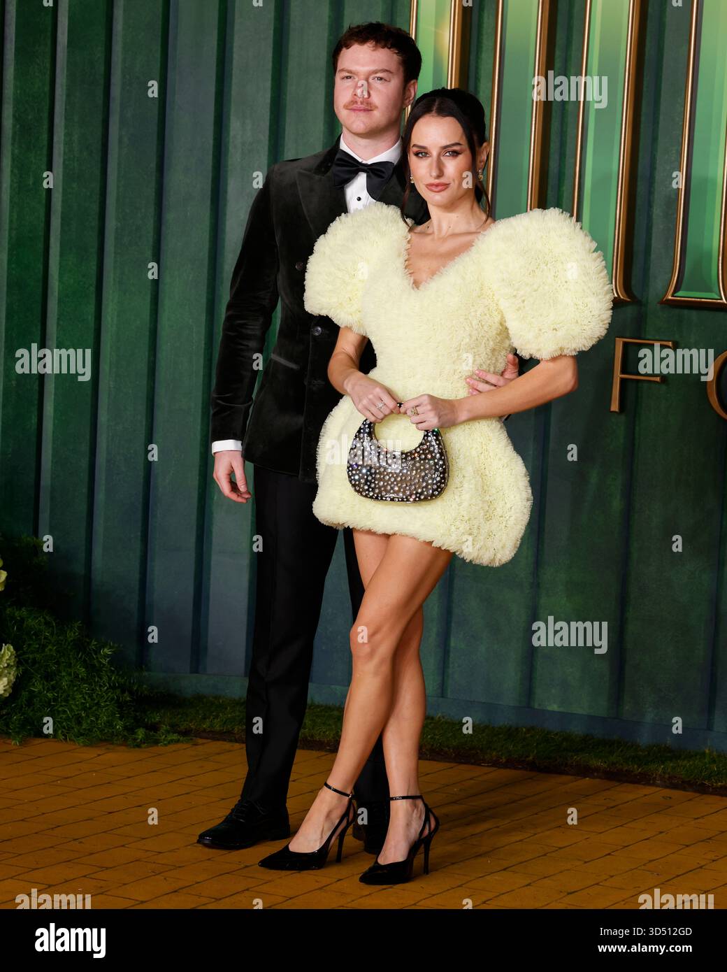 Ben Joyce and Amber Davies attend the Wicked For Good European Premiere ...