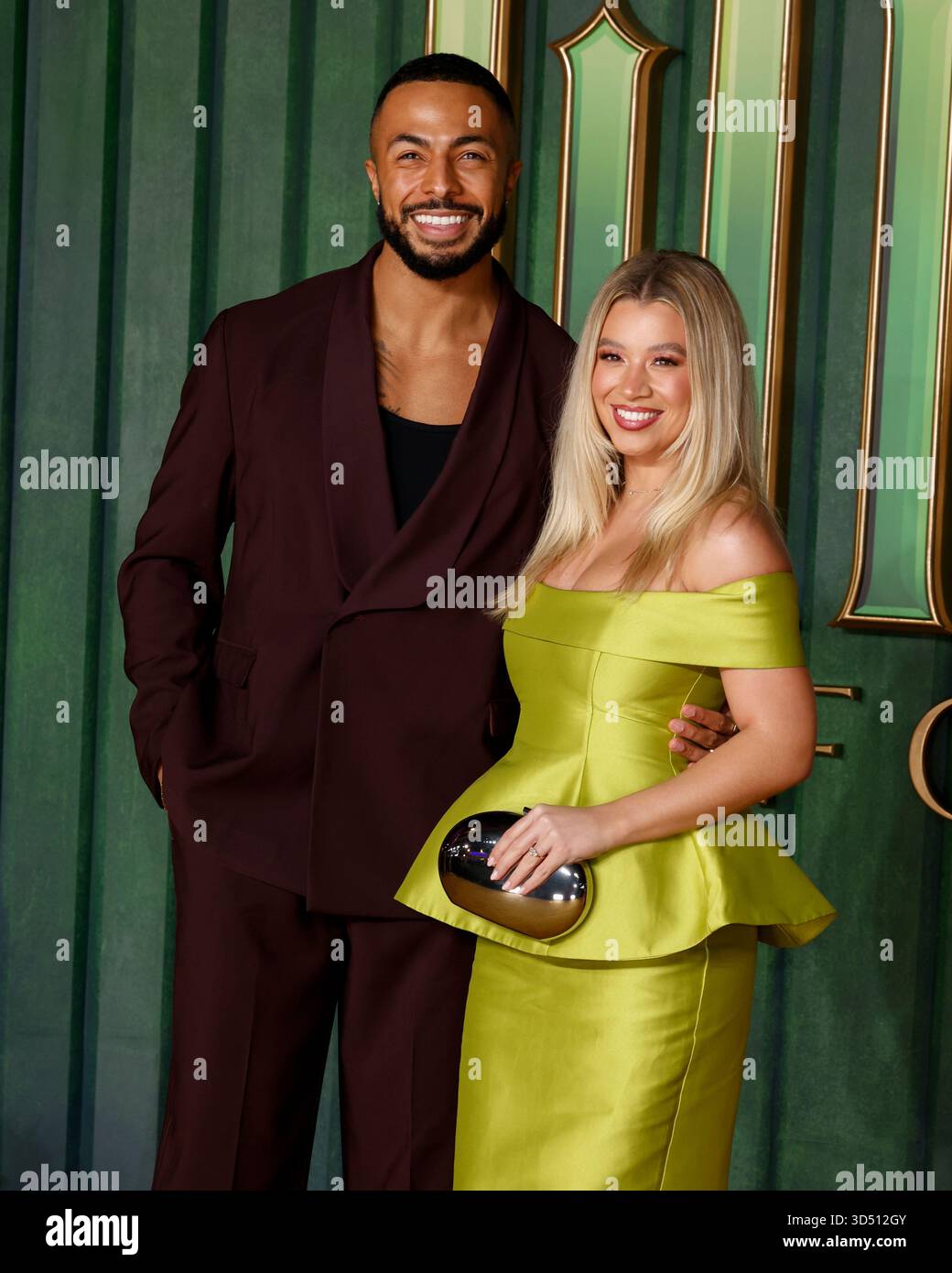 Tyler West and Molly Rainford attend the Wicked For Good European ...