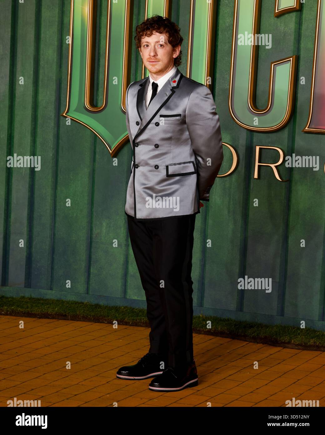 Ethan Slater attends the Wicked For Good European Premiere at the Odeon ...