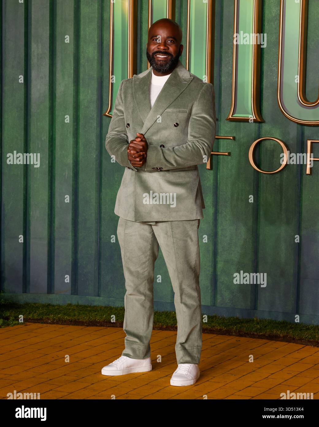 Melvin Odoom attends the Wicked For Good European Premiere at the Odeon ...