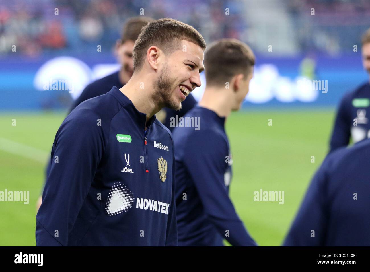 Lechi Sadulaev (10) of Russia seen during the BetBoom friendly soccer ...