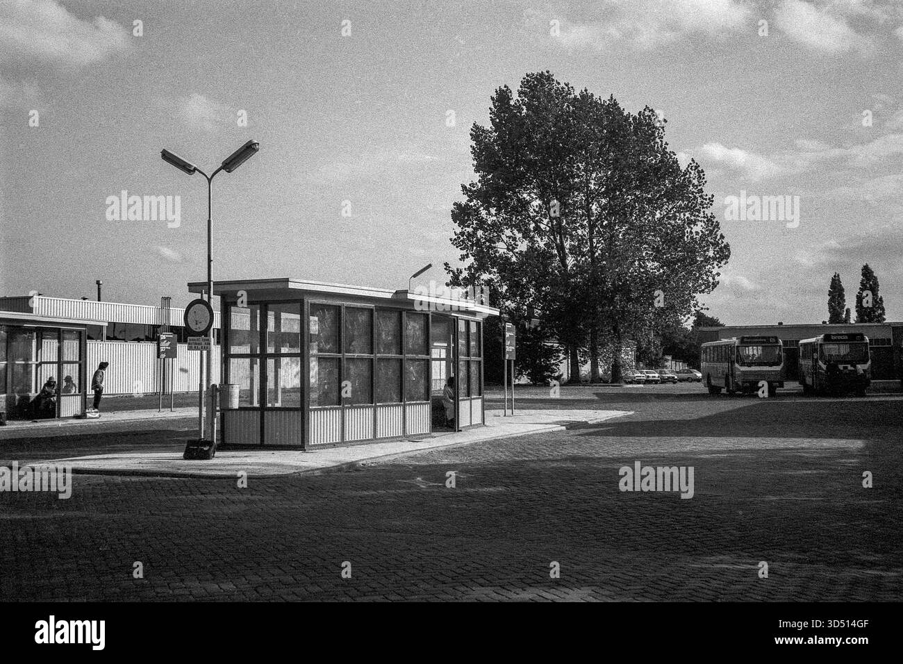 Early outdoor of european village Black and White Stock Photos & Images ...