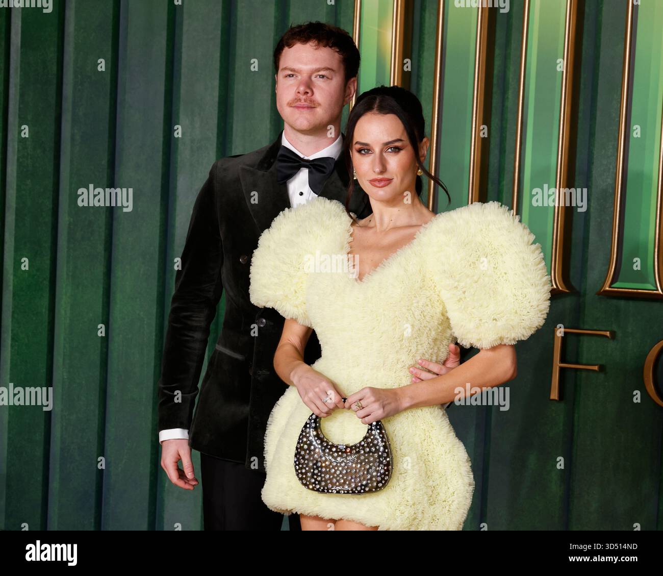 Ben Joyce and Amber Davies attend the Wicked For Good European Premiere ...