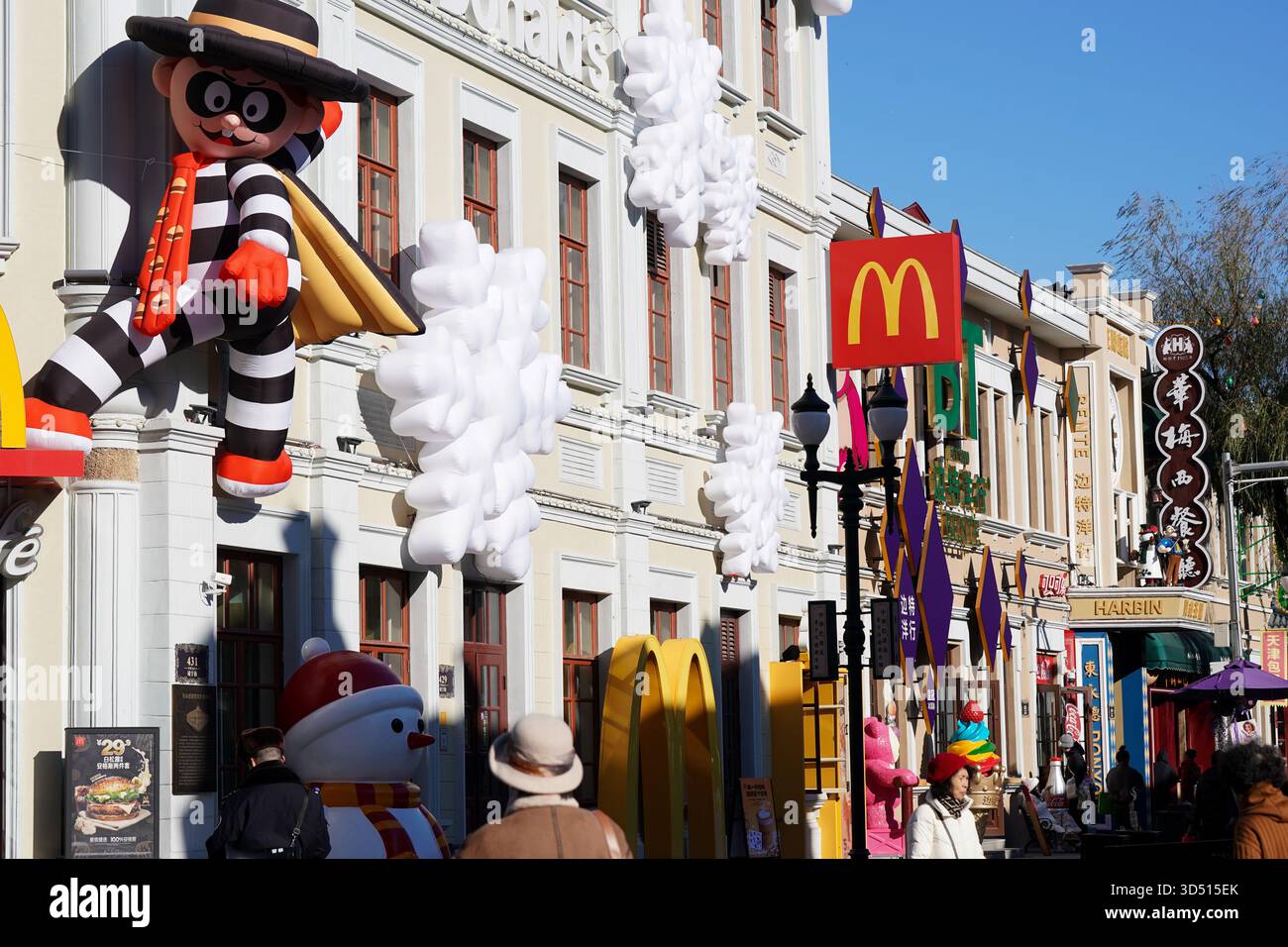 Harbin,China.11th November 2025. The visitors strolled through the Sino ...