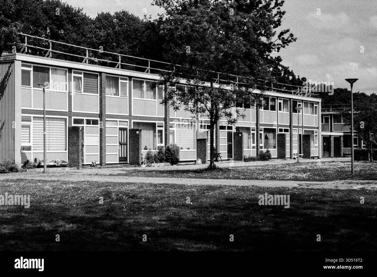 Residential Housing Block. A Social Housing Block being maintained and ...