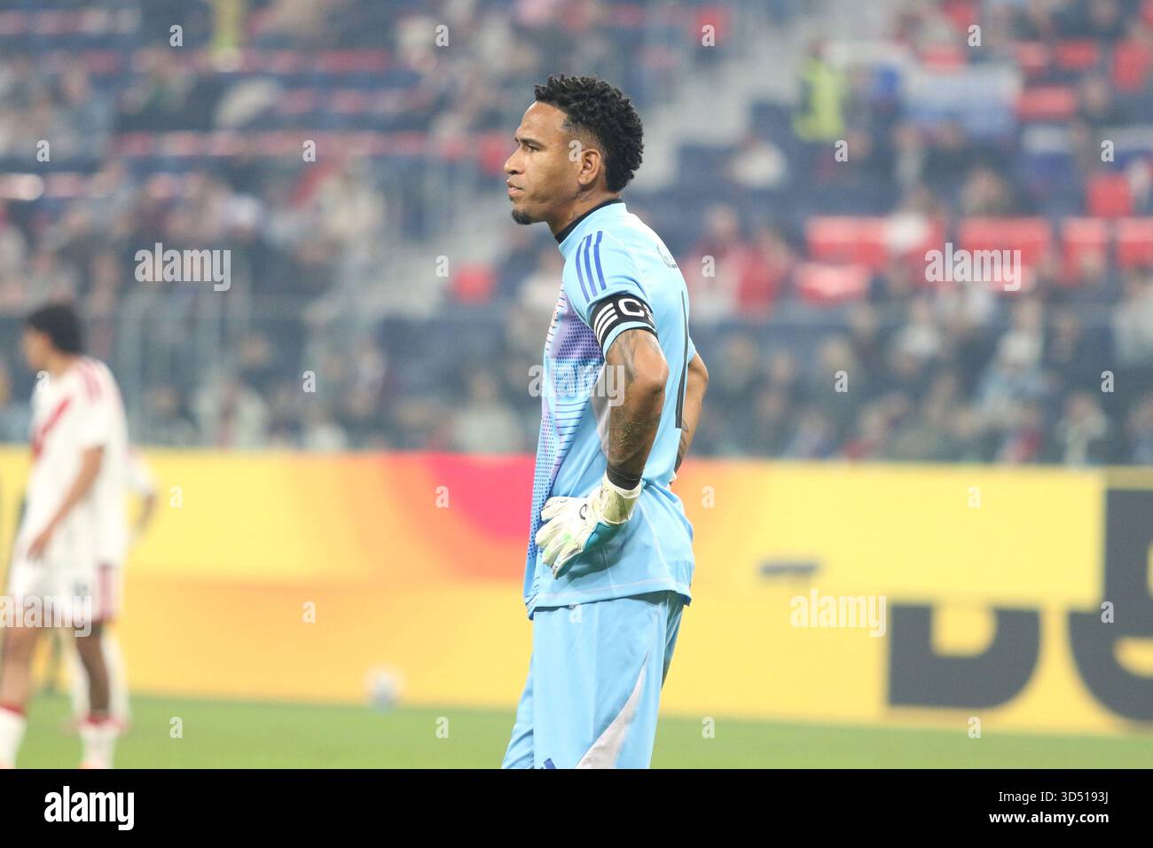Pedro David Gallese Quiroz (1) of Peru seen during the BetBoom friendly ...