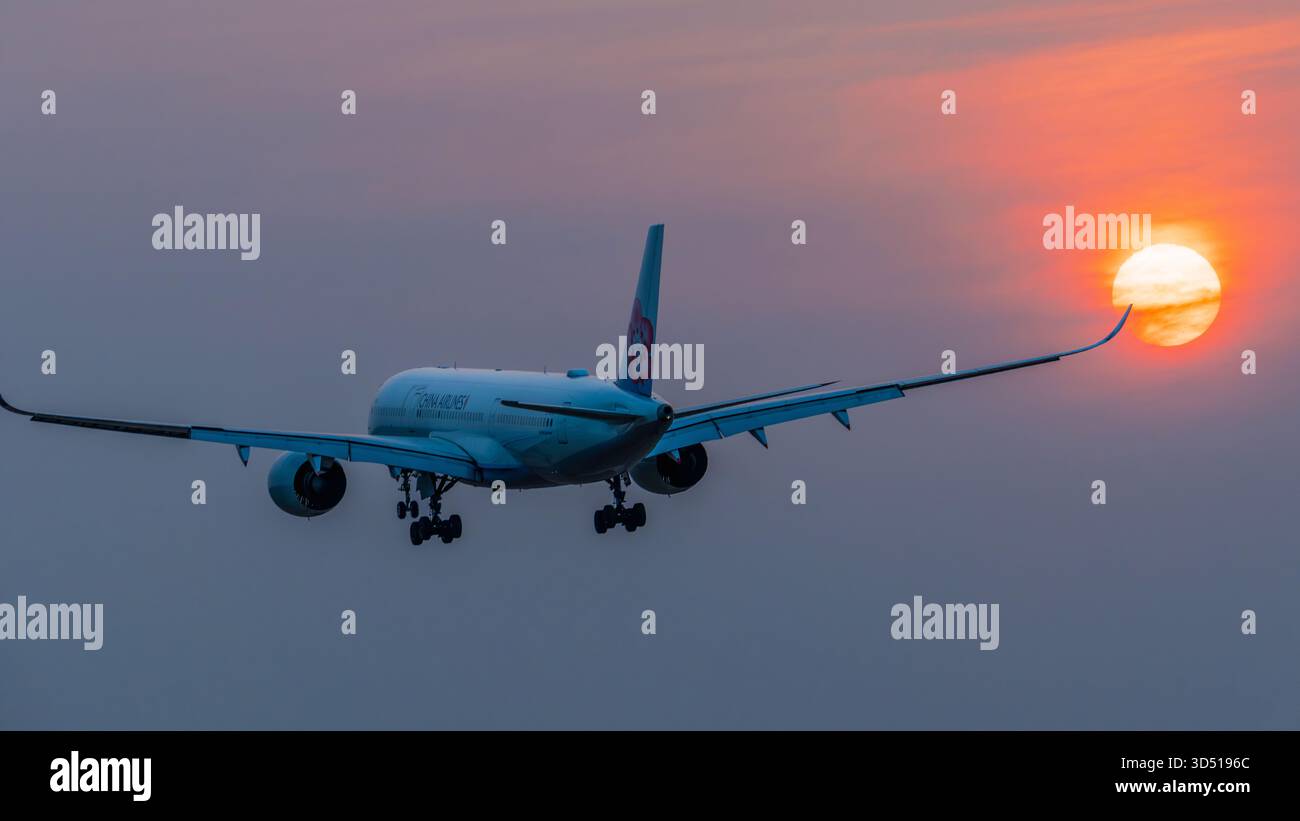March 3, 2025: Planes landing at Tan Son Nhat Airport, Ho Chi Minh City ...