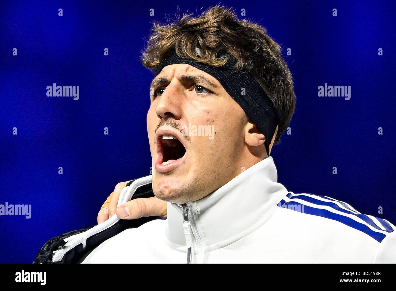Oscar Jegou during the Autumn Nations Series XV rugby union match ...
