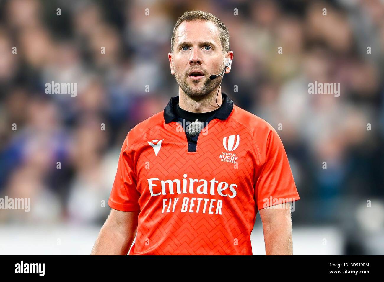 Australian referee Angus Gardner during the Autumn Nations Series XV ...