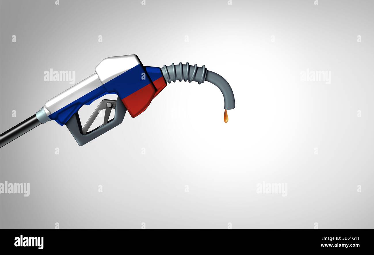 Russia Gas Crisis as a Russian Gas Pump with no gas at a fueling ...