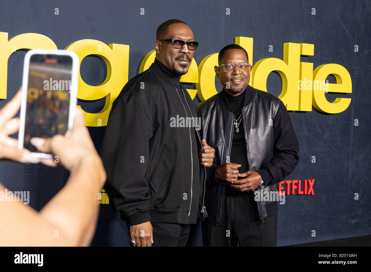 Eddie Murphy and Martin Lawrence attend the arrivals of Netflix’s Los ...