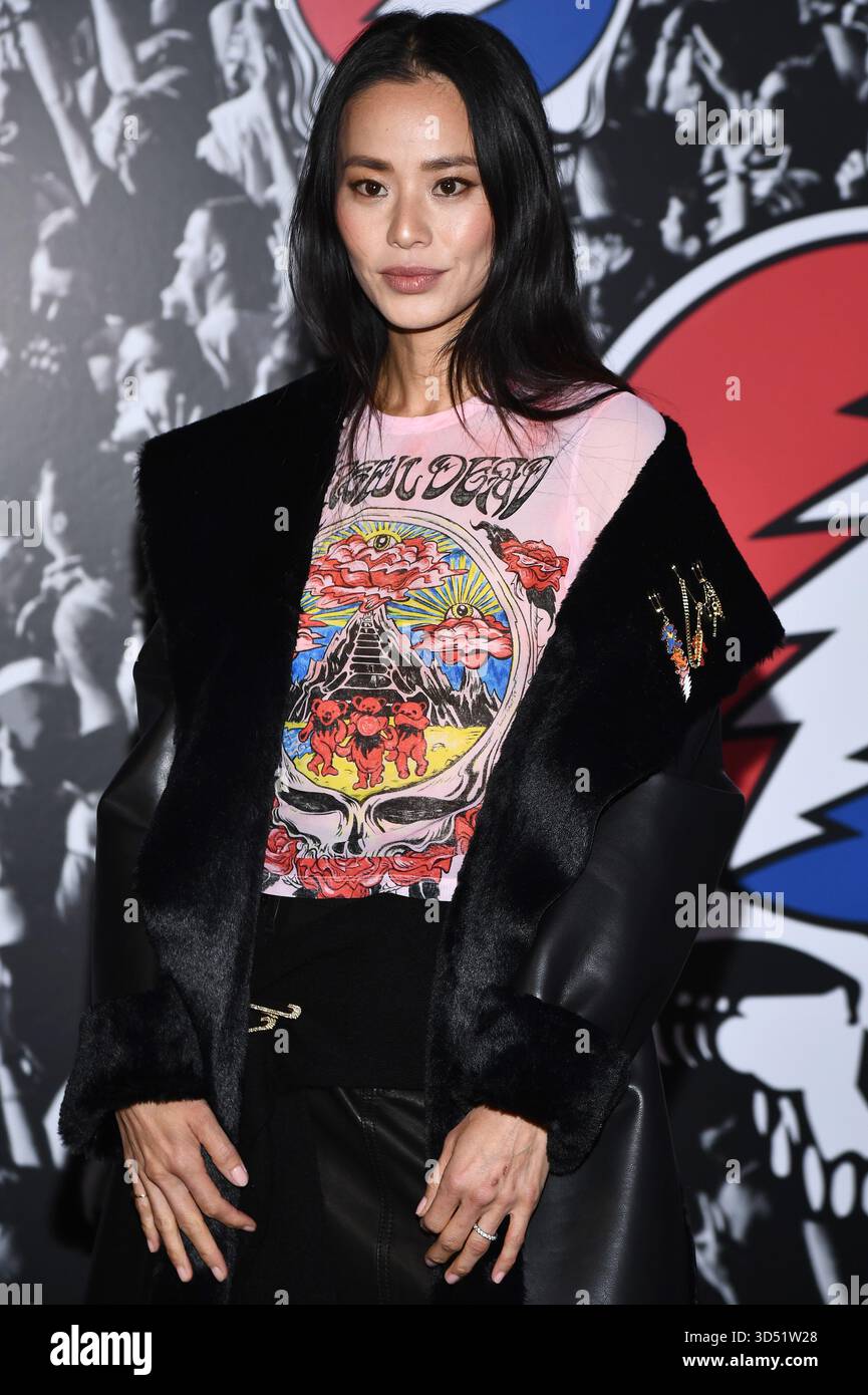 Jamie Chung attends the alice & olivia by Stacey Bendet x Grateful Dead ...