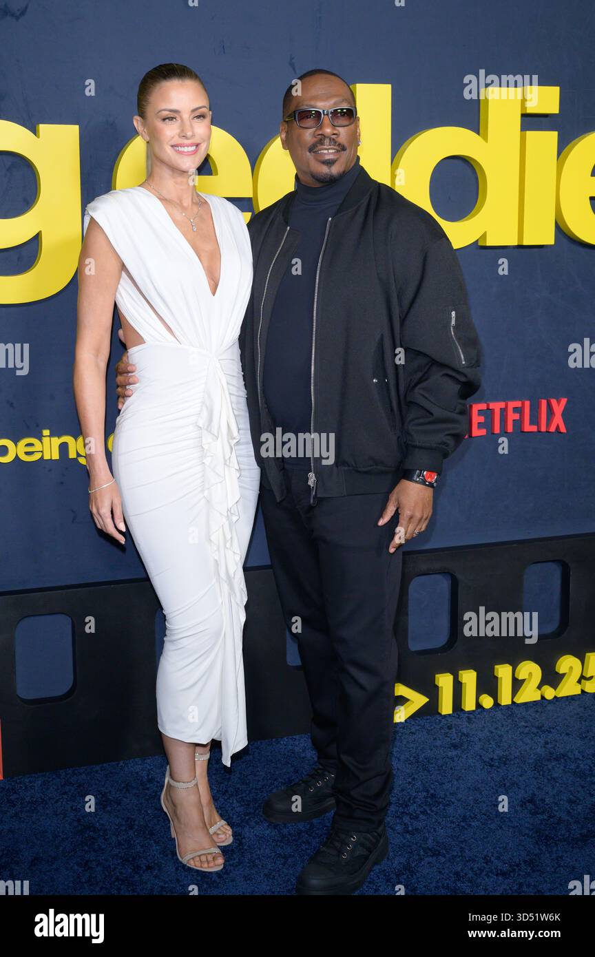 LOS ANGELES, USA. November 12, 2025: Eddie Murphy & Paige Butcher at ...