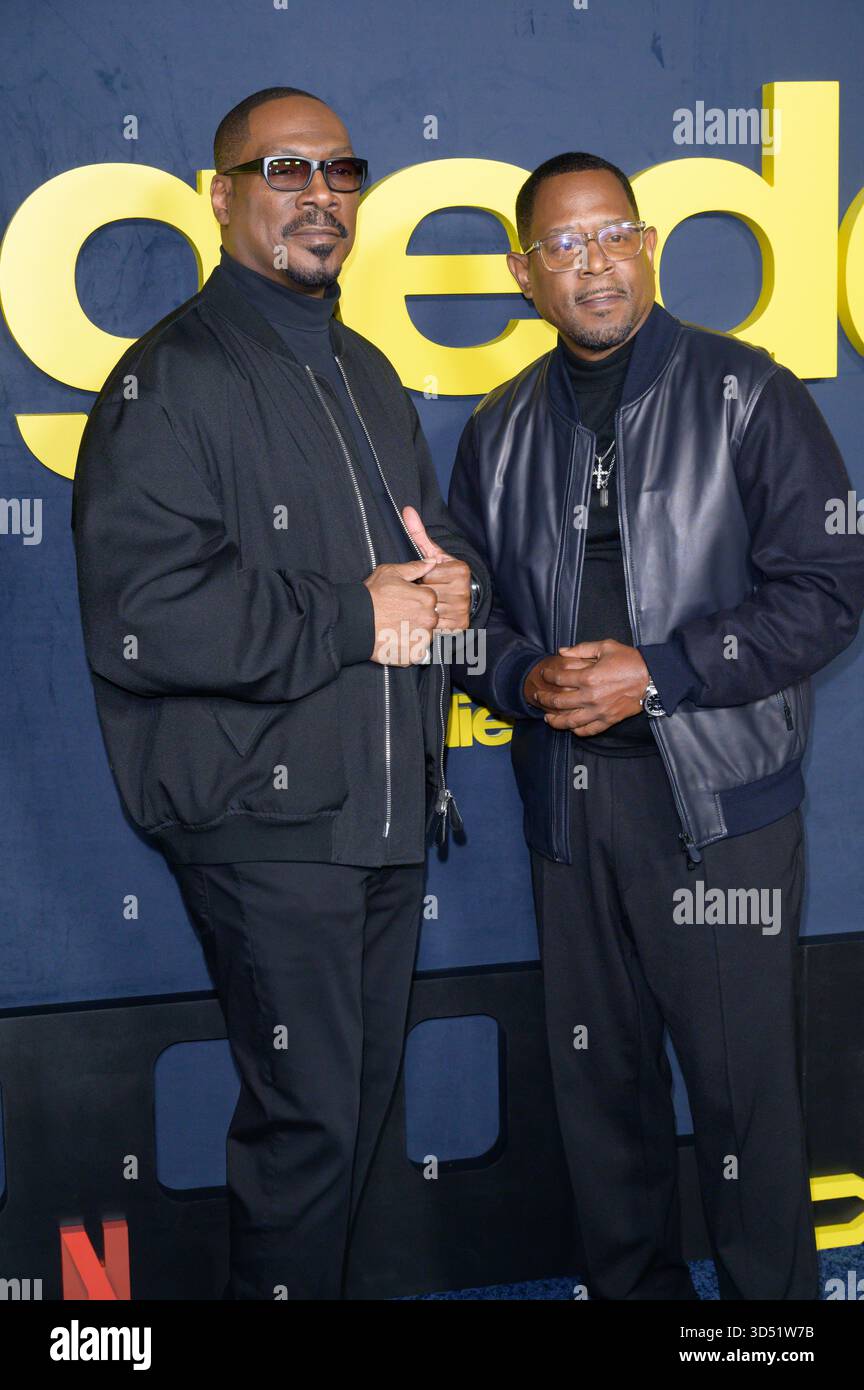 LOS ANGELES, USA. November 12, 2025: Eddie Murphy & Martin Lawrence at ...