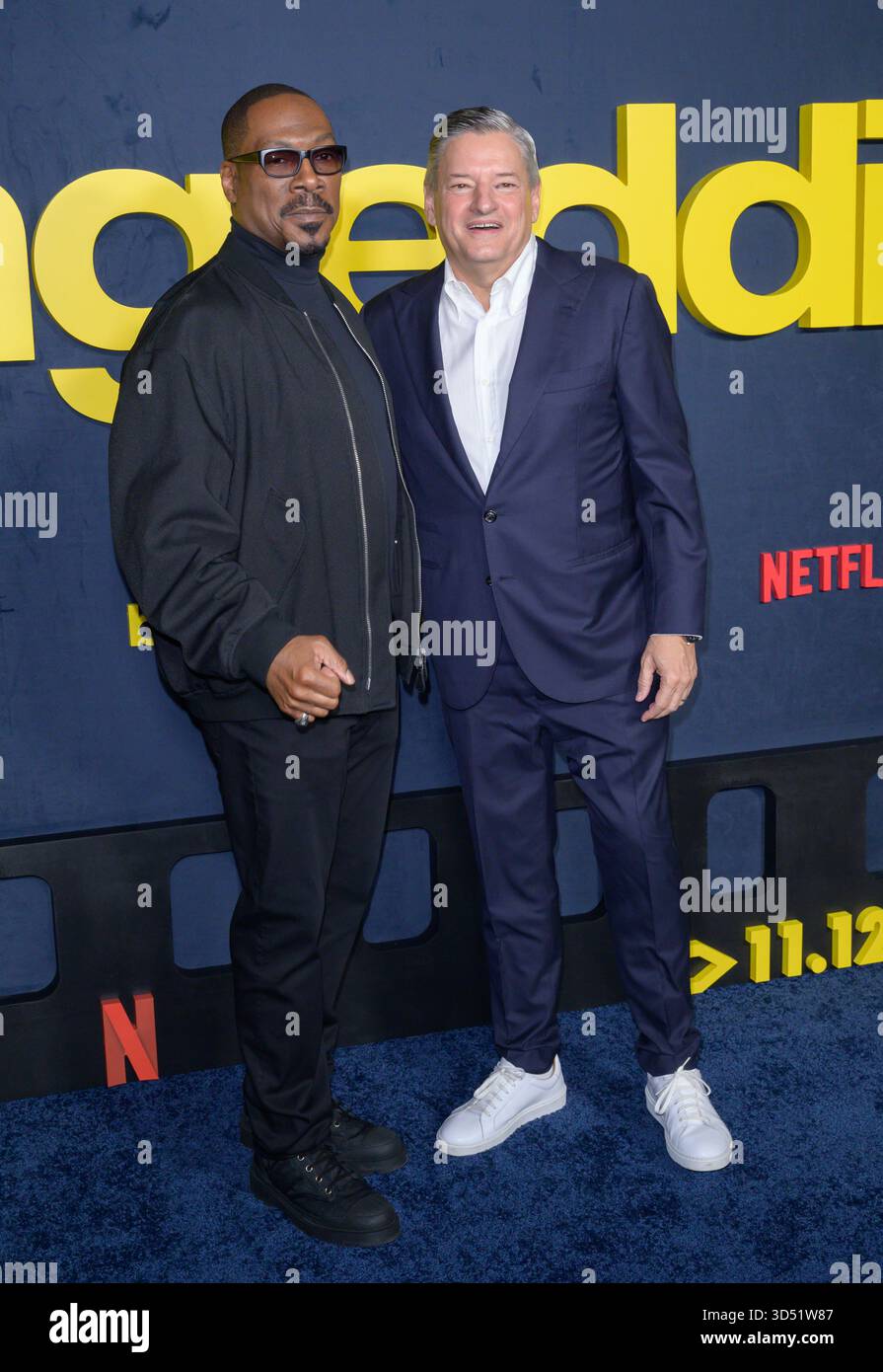 LOS ANGELES, USA. November 12, 2025: Eddie Murphy & Ted Sarandos at the ...