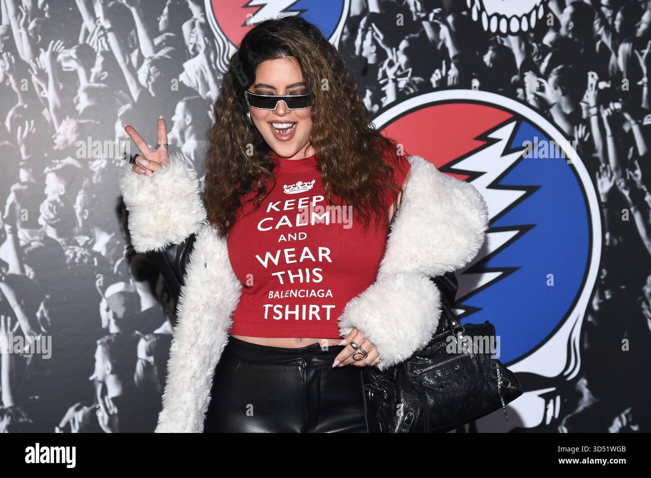 Denise Bidot attends the alice & olivia by Stacey Bendet x Grateful ...