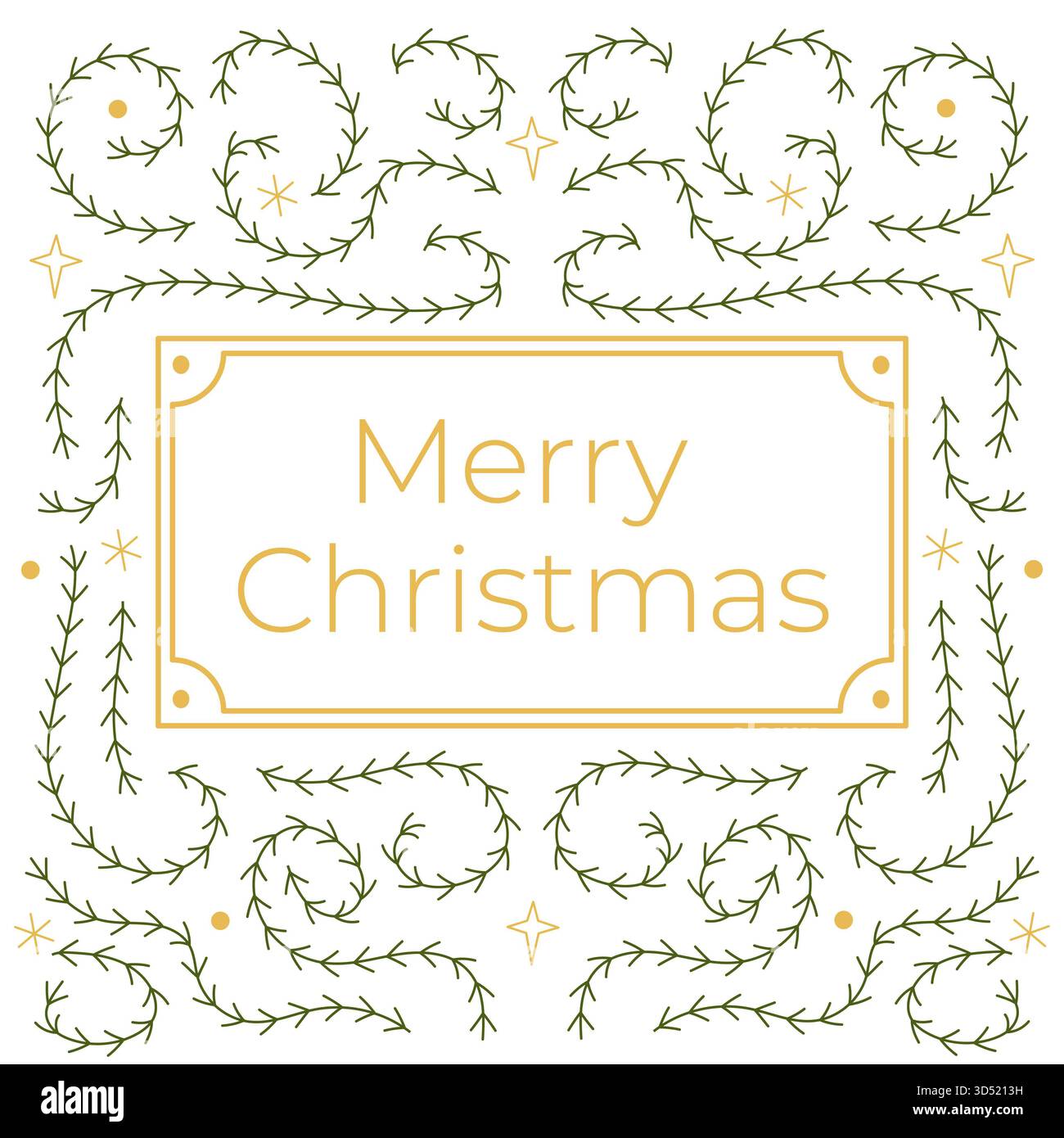 Elegant botanical card hand Cut Out Stock Images & Pictures - Alamy