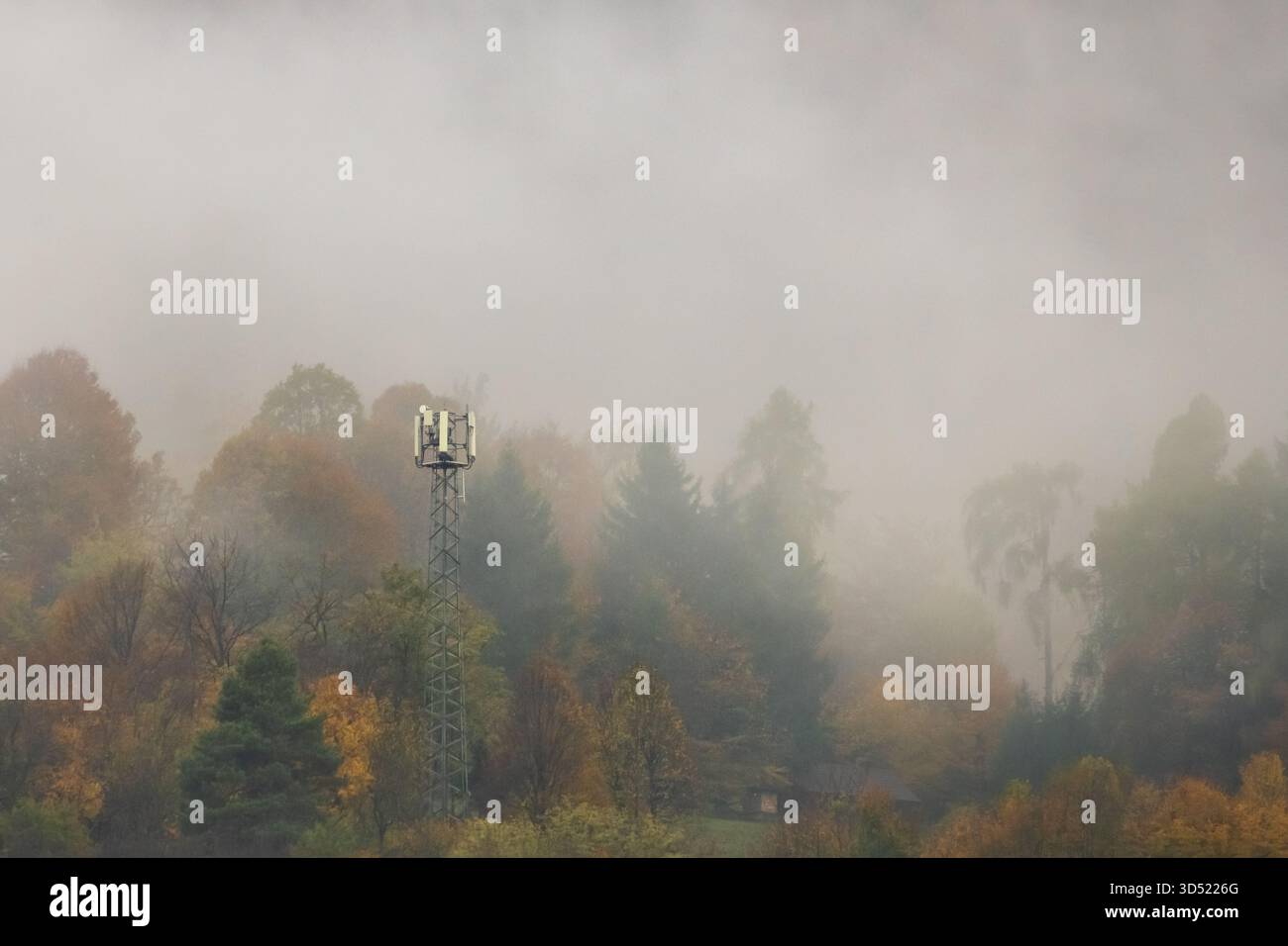 Industrial antenna tower in quiet hi-res stock photography and images ...