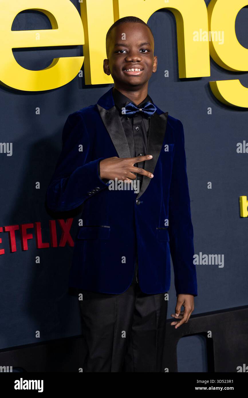 Jeremiah Fennell attends the arrivals of Netflix’s Los Angeles Premiere ...