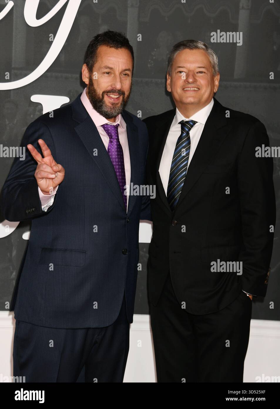 LOS ANGELES, CALIFORNIA - NOVEMBER 11: (L-R) Adam Sandler and Ted ...