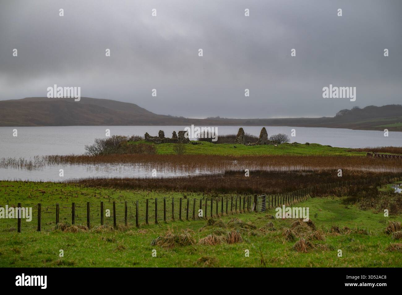 Finlaggan archaeological site, the seat of the Lord of the Isles, Islay ...