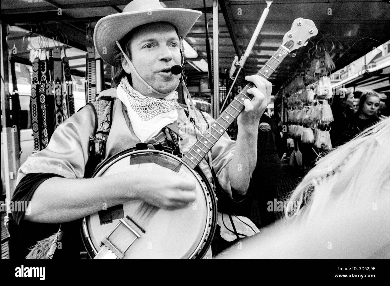 Music gig outdoors Black and White Stock Photos & Images - Alamy