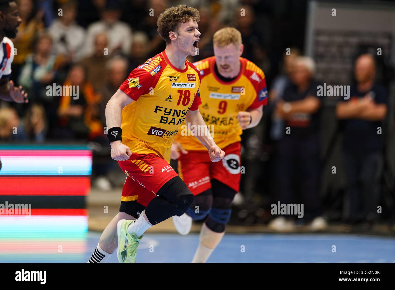 Svendborg, Denmark. 12th, November 2025. Oli Mittun (78) of GOG seen ...