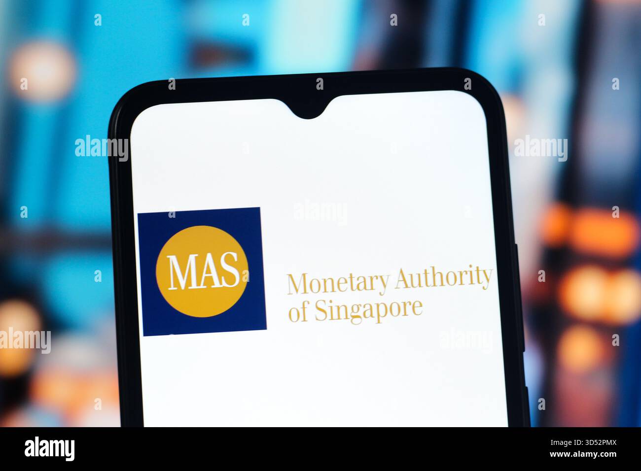In this photo illustration, the Monetary Authority of Singapore (MAS ...