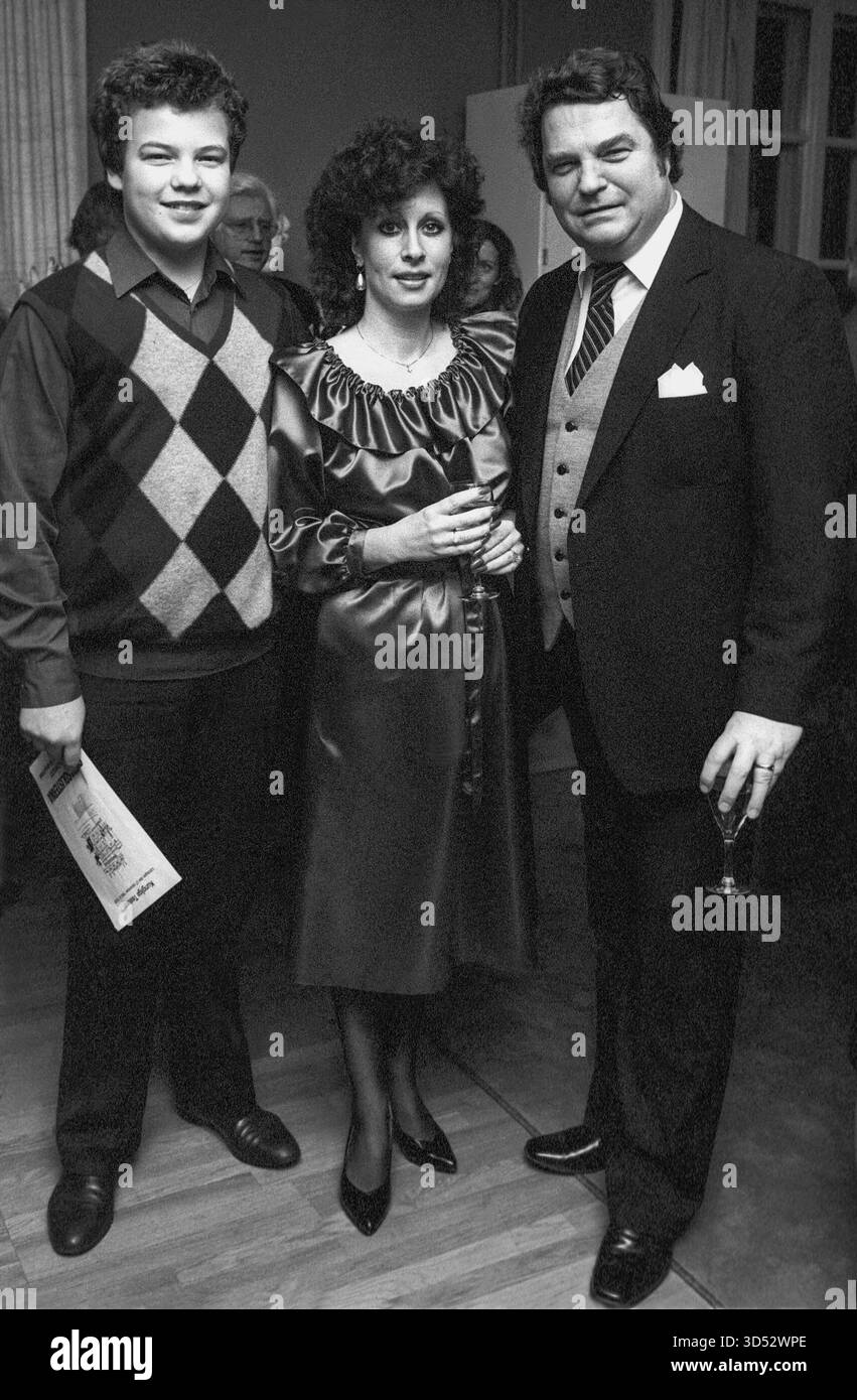 ROLF JUPITHER Swedish opera singer baryton with wife and sun Marcus ...