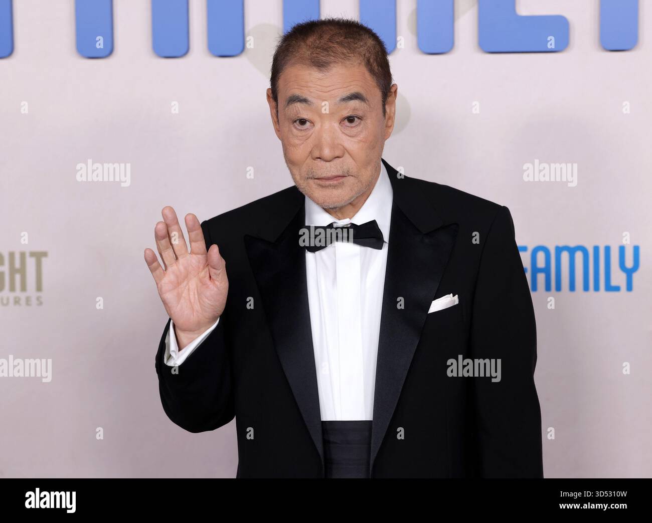 Akira Emoto attends the Los Angeles premiere of "Rental Family" at the ...