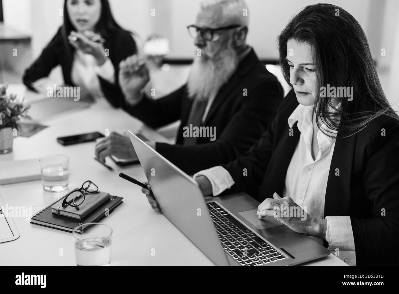 Fintech analysis Black and White Stock Photos & Images - Alamy