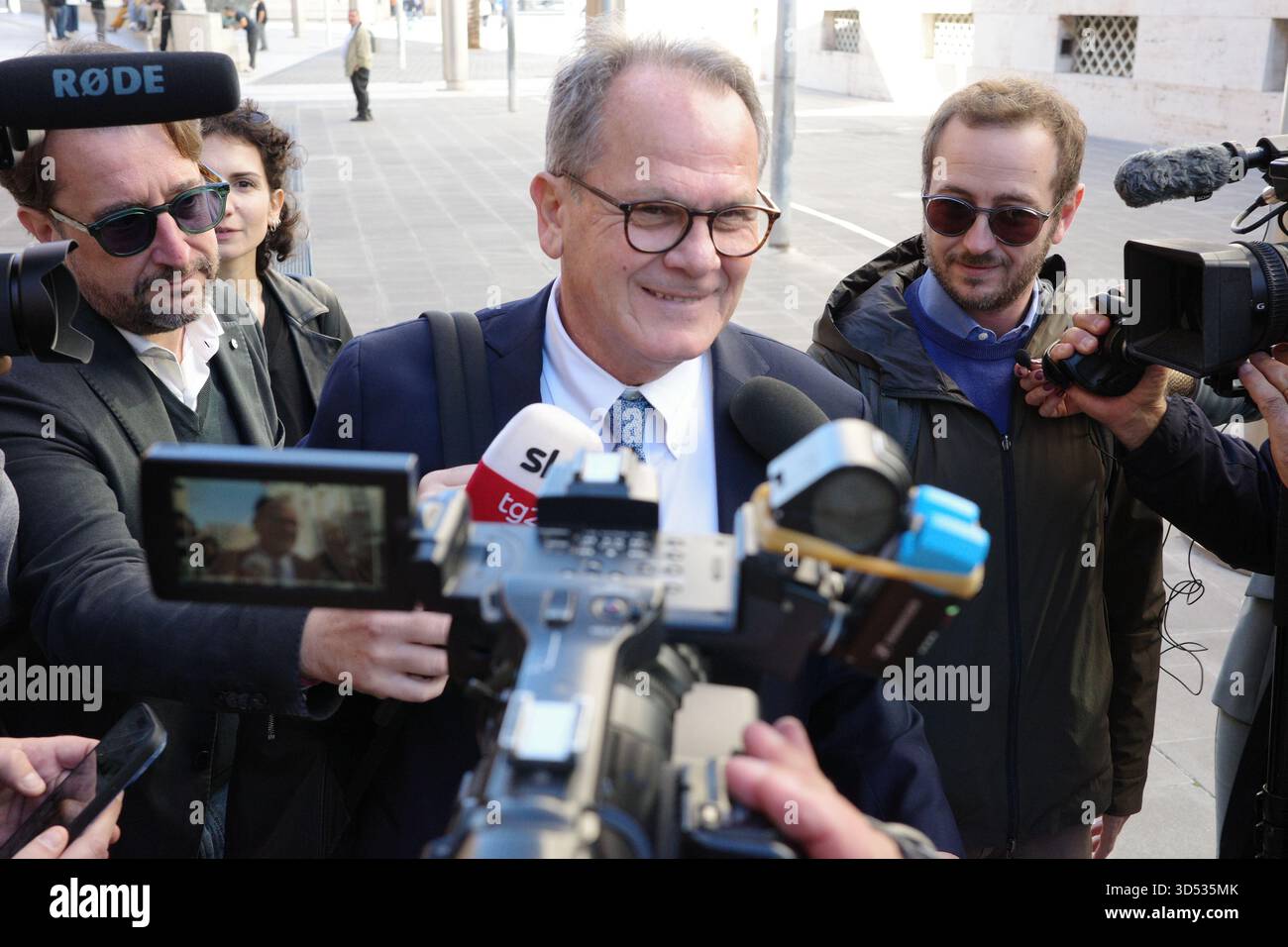 Italian Chamber of Deputies member Saverio Romano arrives at the ...