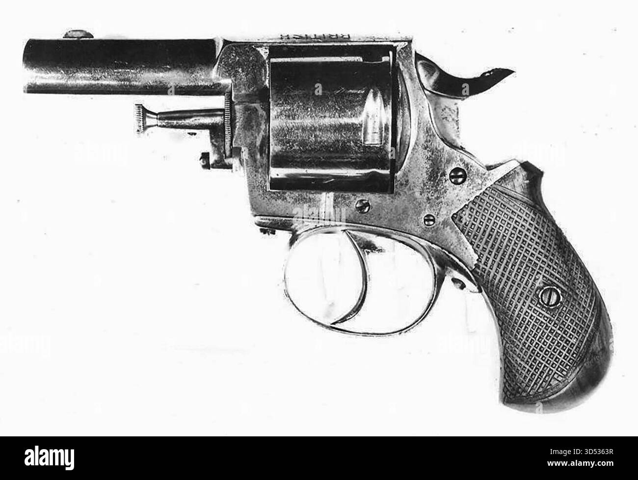 The Webley & Scott 0.44 in. British Bulldog revolver Guiteau used to ...
