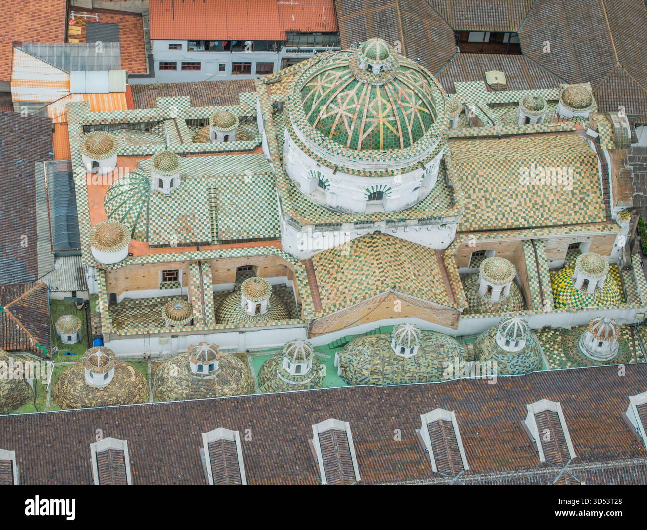 Aerial view of the architectural marvel of the Metropolitan Cathedral ...