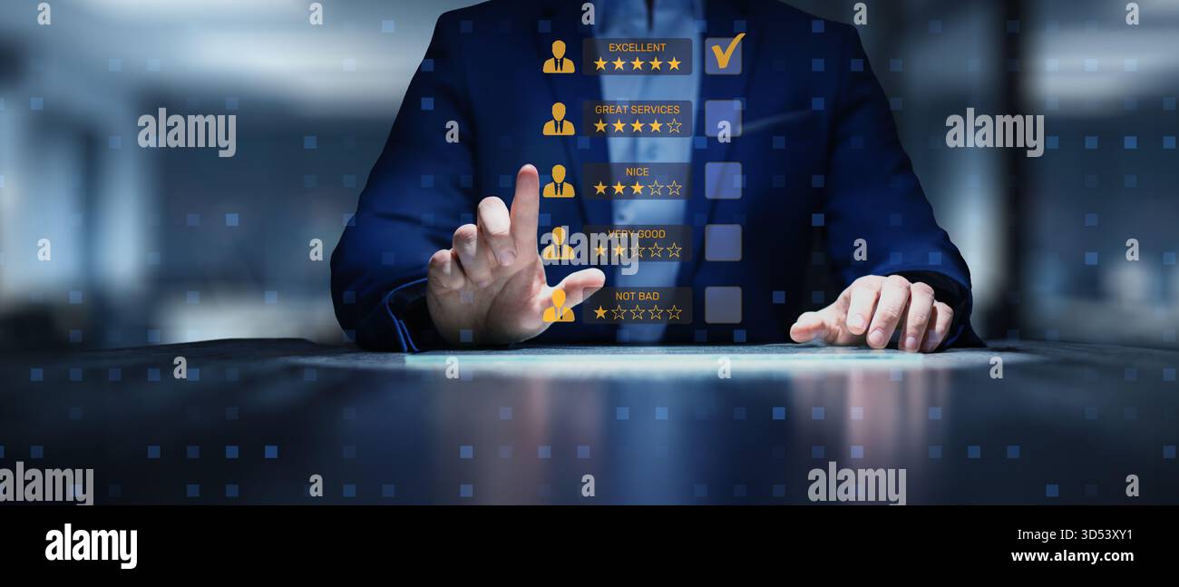 Customer Feedback and Rating System Illustrated on Virtual Interface ...