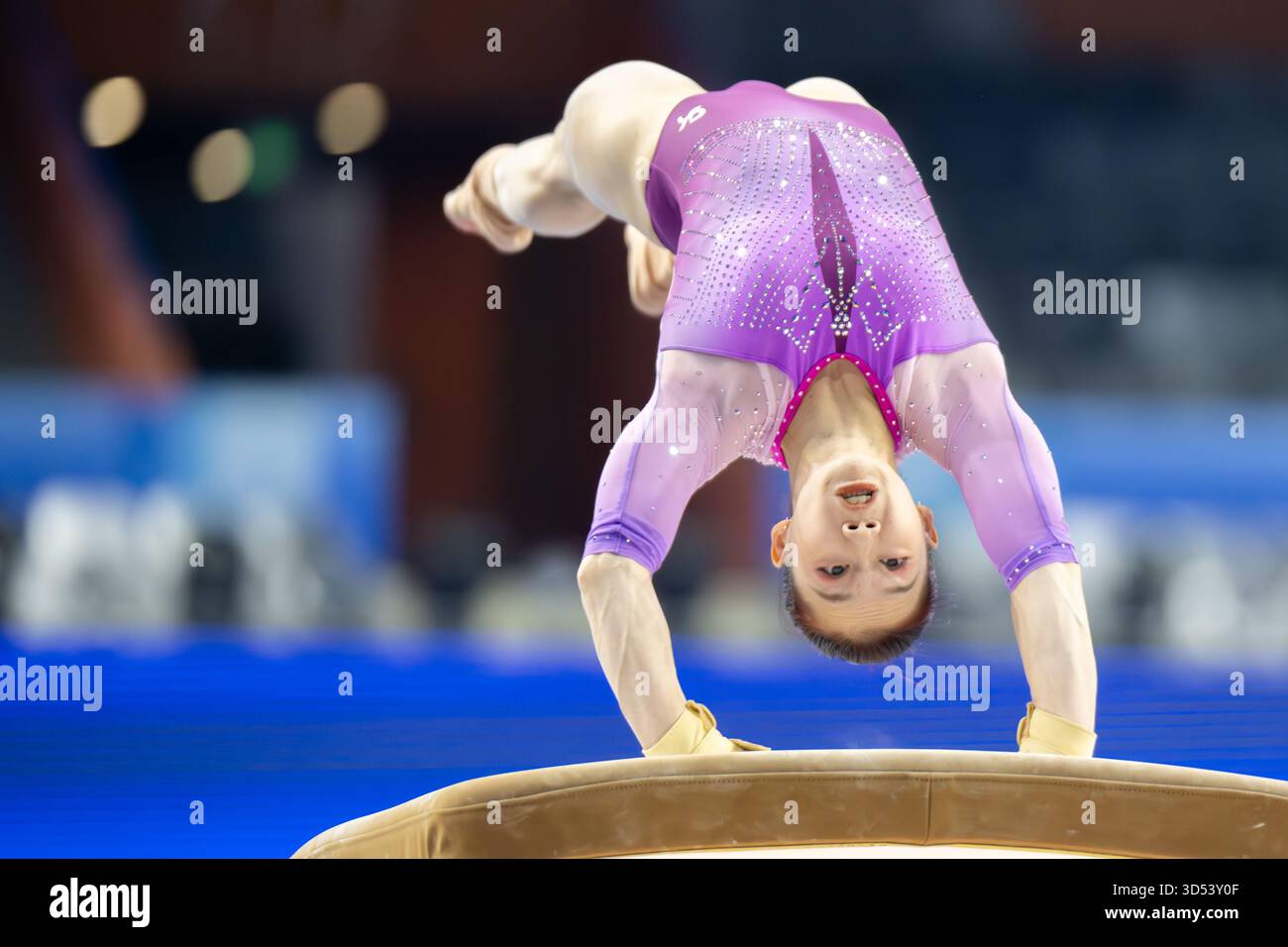 (251113) -- ZHAOQING, Nov. 13, 2025 (Xinhua) -- Ou Yushan of Guangdong ...