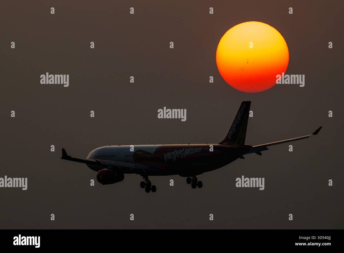 March 3, 2025: Planes landing at Tan Son Nhat Airport, Ho Chi Minh City ...