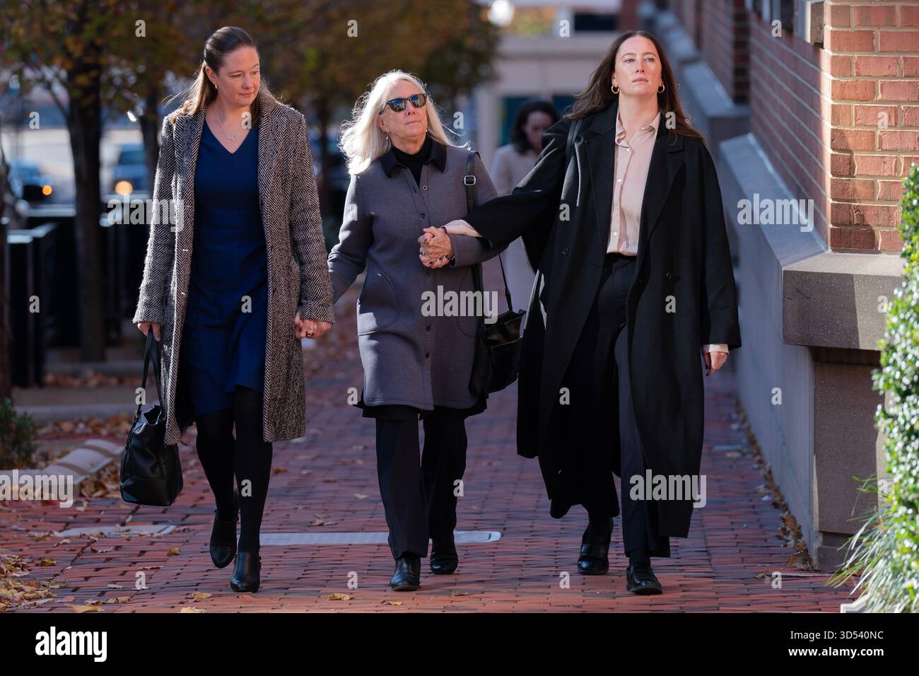 Patrice Failor, wife of former FBI Director James Comey, center, Claire ...