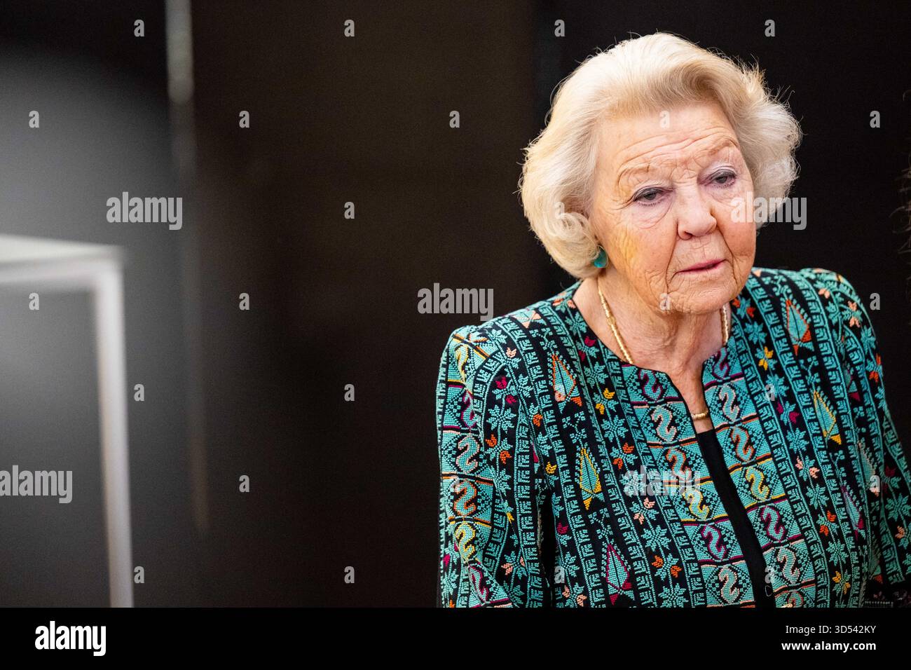 Princess Beatrix at the opening of a photo exhibition on the occasion ...