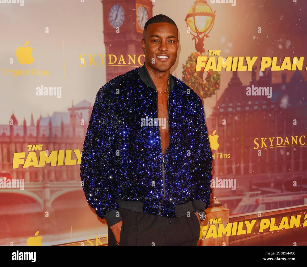 Stefan-Pierre Tomlin attends the World Premiere of 'The Family Plan 2 ...