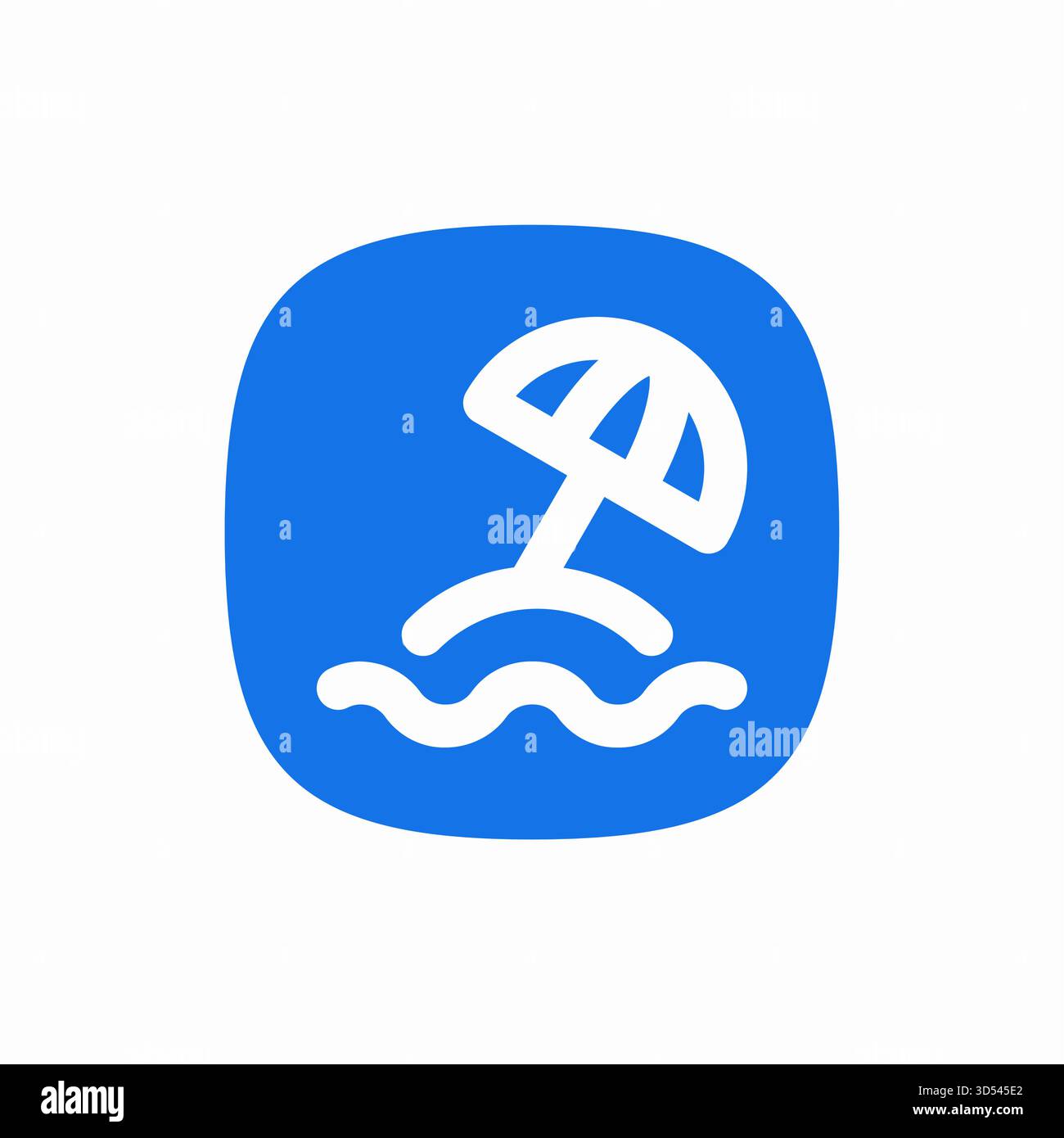 Coastal umbrella Cut Out Stock Images & Pictures - Alamy