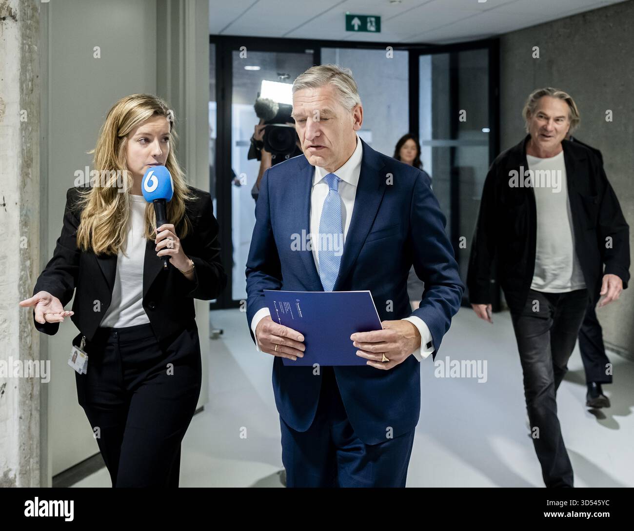 THE HAGUE - Informateur Sybrand Buma after a signing ceremony with ...