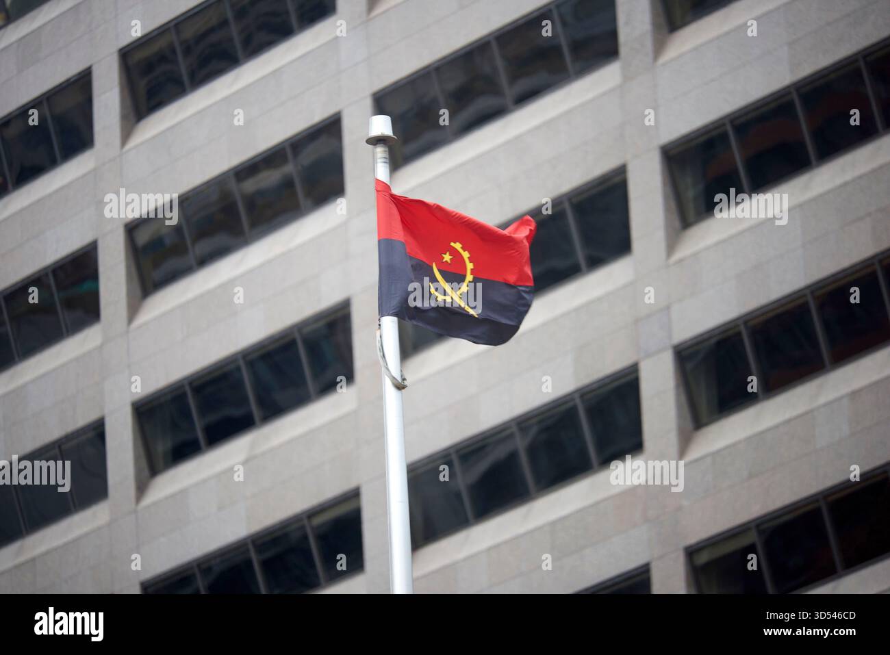 Angola national flag country hi-res stock photography and images - Alamy