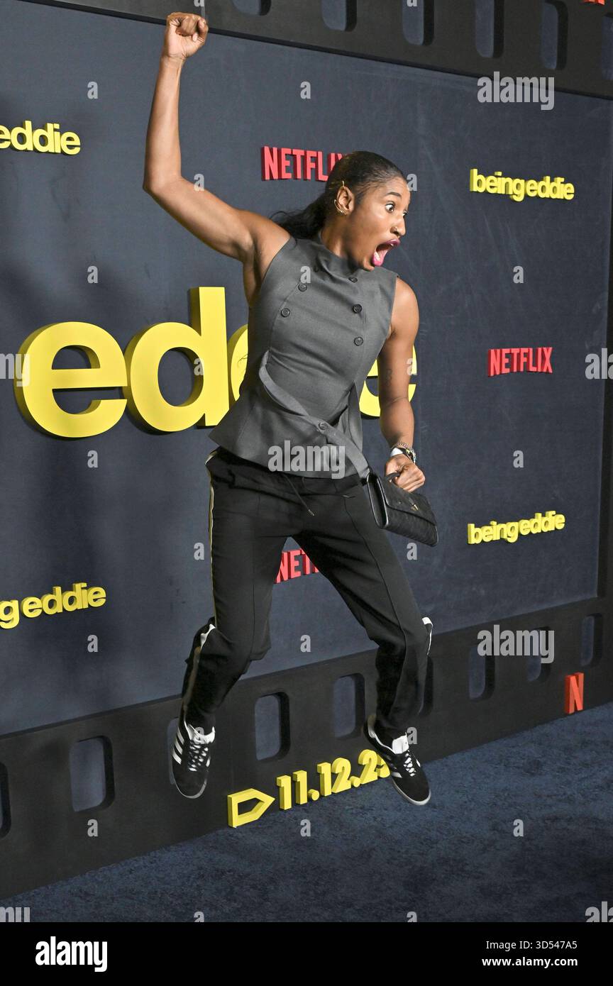 Angel McCoughtry bei der Premiere des Netflix-Dokumentarfilms Being ...