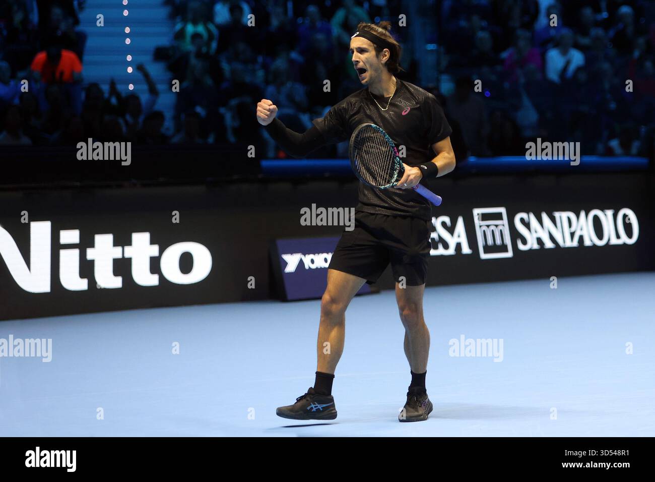 Turin ATP Lorenzo Musetti Stock Photo - Alamy