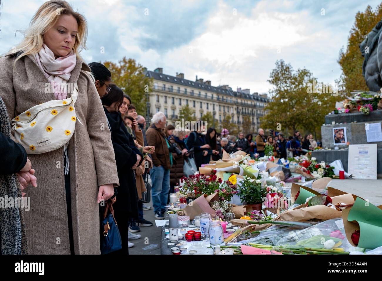 13 November 2025 in Paris. Memorial at the sites of the terrorist ...