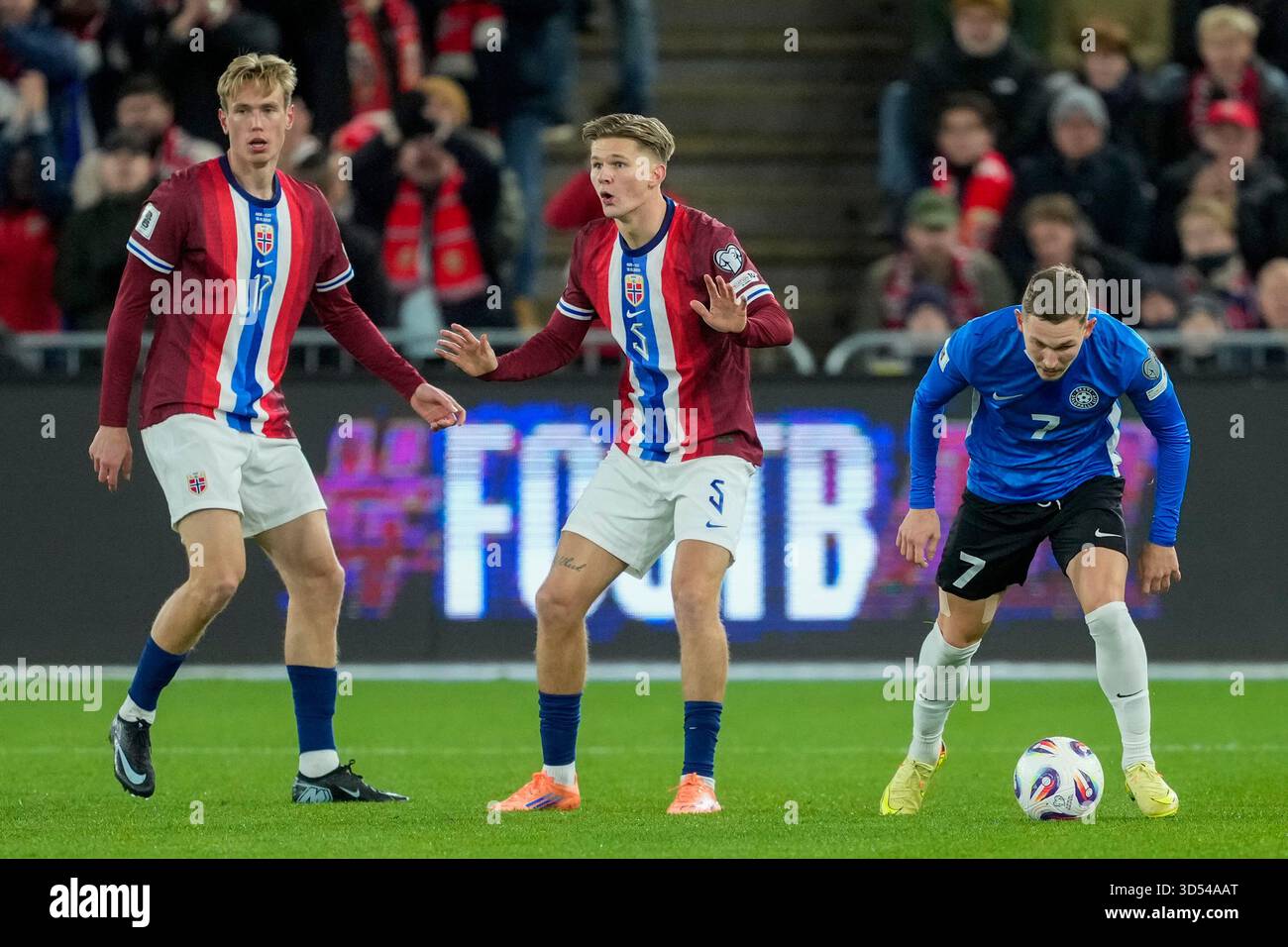 Oslo 20251113. From left: Norway's Torbjørn Heggem and David Møller ...