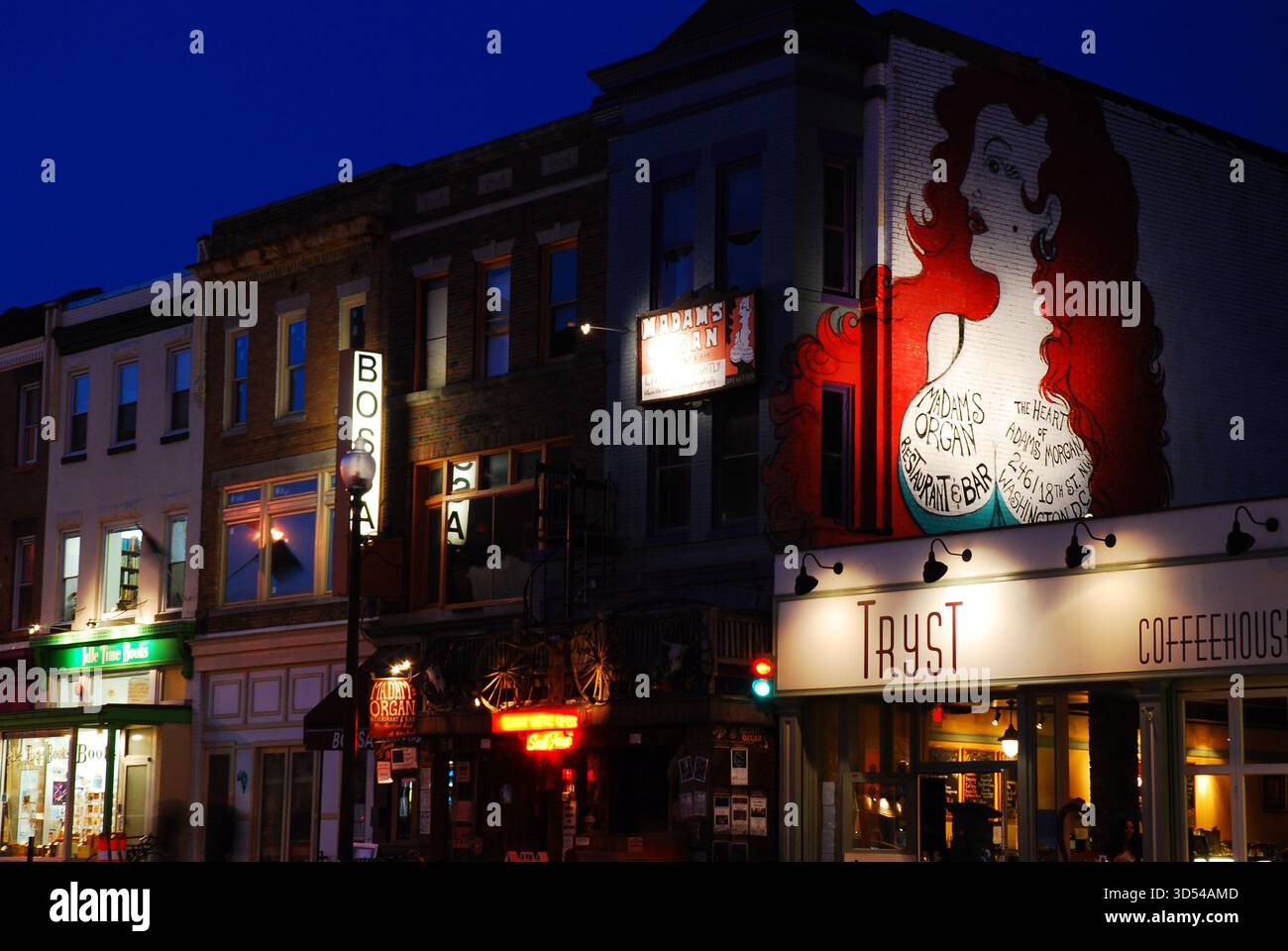 Nightclubs, restaurants and bars, including the famous Madams Organ ...